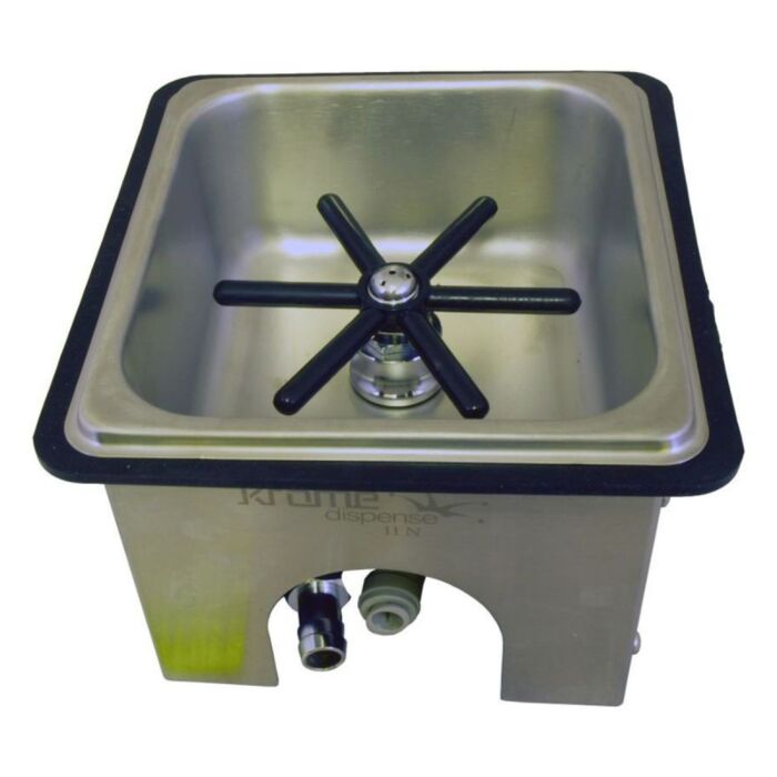 Krome C334 Countertop Pitcher & Glass Rinser | Free Delivery — Barista Shop