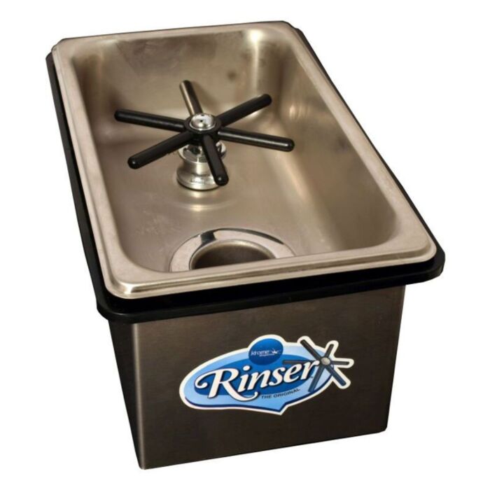 Krome Countertop Bigger Pitcher Rinser | Free UK Delivery — Barista Shop